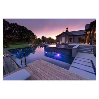 Solon Contemporary Pool and Lanai - Modern - Pool - Cleveland - by ...