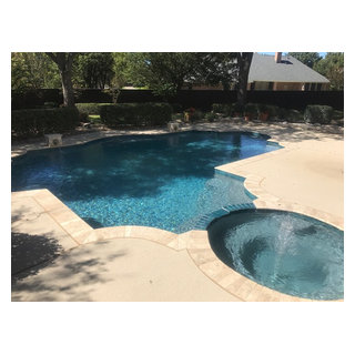 Southlake Remodel - Contemporary - Pool - Dallas - by Tru Blu Pool ...