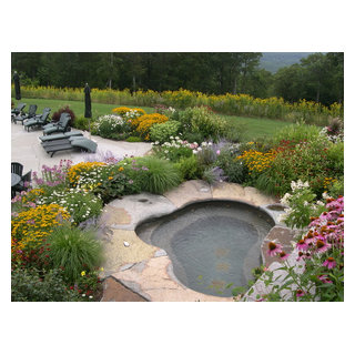 Spa and Planting - Traditional - Pool - Other - by Takumi Design | Houzz
