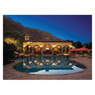 Spanish Style Poolhouse - Mediterranean - Pool - San Diego | Houzz