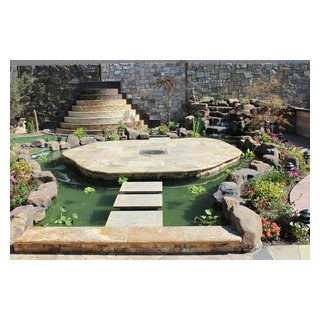Stepping Stone Garden Pond - Traditional - Pool - New York - by Fiorano ...