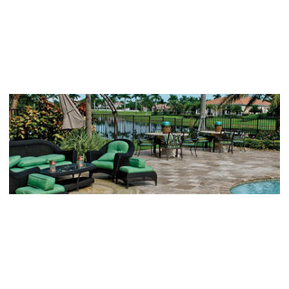 Stone Pool Deck - Contemporary - Pool - New York - by Fiorano Tile ...