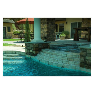 Spa Details - Mediterranean - Pool - San Diego - by Evoscapes, Luxury ...