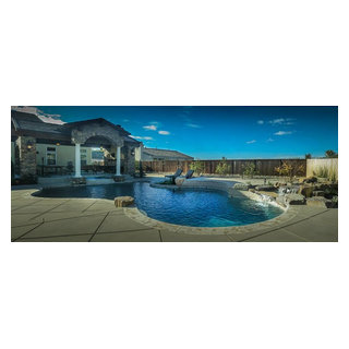 Pool View - Mediterranean - Pool - San Diego - by Jesse York, Landscape ...