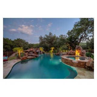 Stonewall Ranch - Rustic - Pool - Austin - by Infinity Pools of Texas ...