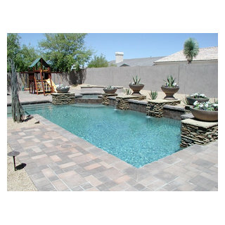 Straight Line Pools - Contemporary - Pool - Phoenix - by Big Daddy ...