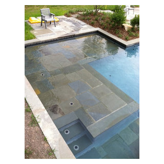 Strong Geometric Pool in Warwick, NY - Contemporary - Pool - New York ...
