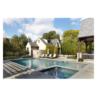 Stucco & Stone - Traditional - Pool - Chicago - by Tiburon Homes LLC ...