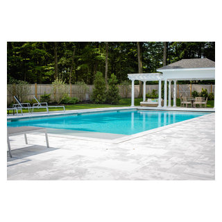 Stunning Modern Inground Pool Design - Westfield NJ - Modern - Pool ...
