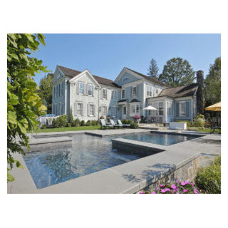 Stunning Pool and Landscape in Greenwich CT - Traditional - Pool - New ...