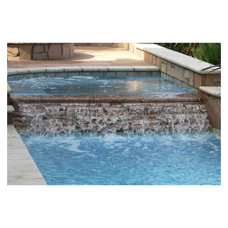 Swan Pools | Swimming Pool Company | Spa Rip Rap - Traditional - Pool ...