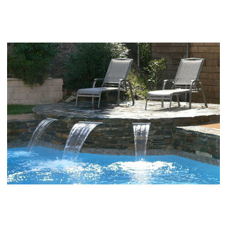 Swan Pools | Swimming Pool Company | Water Feature_Sheer Descent ...