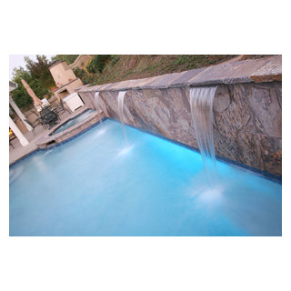 Swan Pools | Swimming Pool Company | Water Feature_Sheer Descent ...