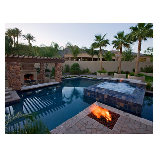 Swim Up Bars - Exotique - Piscine - Phoenix - par Unique Landscapes and ...