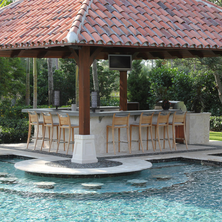 Pool House Bar - Photos & Ideas | Houzz