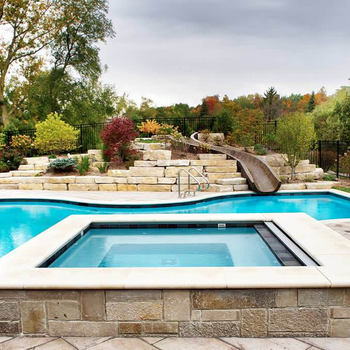 Swimming Pool Slide - Photos & Ideas | Houzz