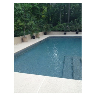 Tahoe Blue Pebble Tec - Contemporary - Pool - Raleigh - by Vue Custom ...