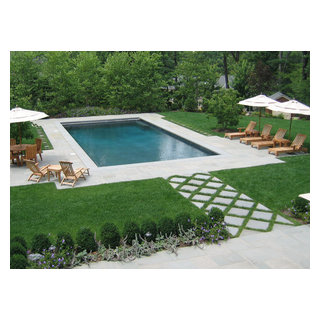 Tenafly Elegant Landscape - Traditional - Pool - New York - by CLC ...