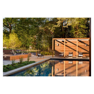Terrace Garden - Contemporary - Pool - Boston - by SiteCreative ...