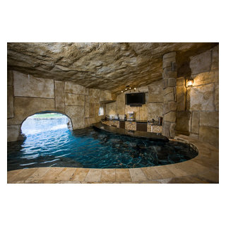 The 20 acre Resort in High Meadow Ranch - Transitional - Pool - Houston ...