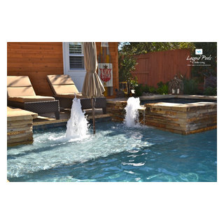 The Lakes of Eldridge - Traditional - Pool - Houston - by Legend Pools ...