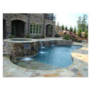 The Manor - Traditional - Pool - Atlanta - by Atlanta Pools, Inc. | Houzz