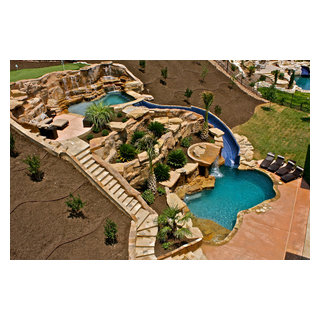 Three Level Pool - Contemporary - Pool - Austin - by Fossil Creek Pools ...