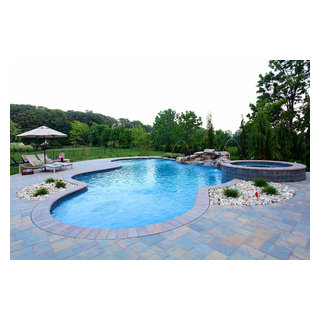 Tiki Bar Pool Plus - Traditional - Pool - Philadelphia - by Blue Haven ...