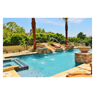 Timeless Elegance - Mediterranean - Swimming Pool & Hot Tub - Phoenix ...