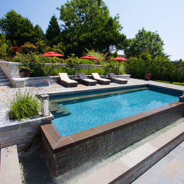Semi Inground Pool - Photos & Ideas | Houzz