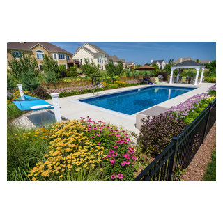 Traditional Pool and Cabana - Cedarburg - Transitional - Pool ...