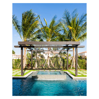 Trellis / Pergolas - Contemporary - Pool - Miami - by Coastal Screen ...
