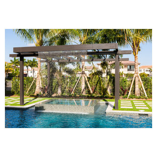Trellis / Pergolas - Contemporary - Pool - Miami - by Coastal Screen ...