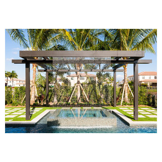 Trellis / Pergolas - Contemporary - Pool - Miami - by Coastal Screen ...