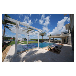 Trellis / Pergolas - Contemporary - Pool - Miami - by Coastal Screen ...