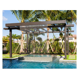 Trellis / Pergolas - Contemporary - Pool - Miami - by Coastal Screen ...