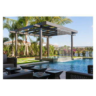 Trellis / Pergolas - Contemporary - Pool - Miami - by Coastal Screen ...