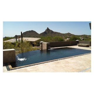 Troon Negative Edge - Southwestern - Pool - Phoenix - by Supreme Pools ...
