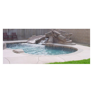 Tropical Rock swimming Pools - Traditional - Pool - Los Angeles - by A ...