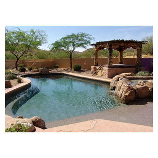 Tropical Rock swimming Pools - Traditional - Pool - Los Angeles - by A ...