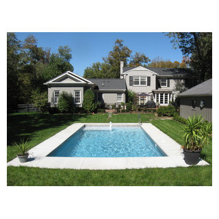 True Rectangle Vinyl Liner Pool - Traditional - Pool - Louisville - by ...