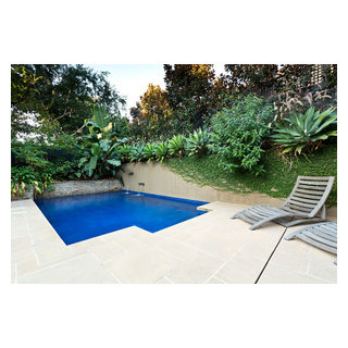Truly Timeless - Traditional - Pool - Melbourne - by Clapham Landscape ...
