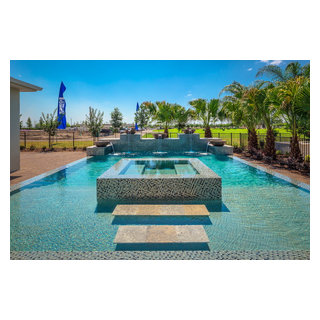 Twin Lakes Pool - Contemporary - Pool - Orlando - by Canin Associates ...