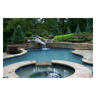 Ty Towriss Pool and Pavilion - Traditional - Pool - Atlanta - by ...