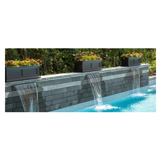 Unilock Lineo - Modern - Pool - New York - by Astro Masonry | Houzz