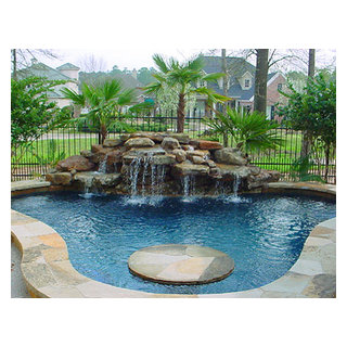 Unique Pools - Traditional - Pool - Houston - by Mirage Custom Pools ...