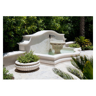 Water Fountain - Transitional - Pool - Phoenix - by Fratantoni Luxury ...