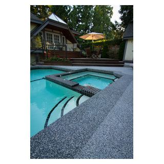 Vancouver Pool Deck Duraroc Rubber Surfacing - Traditional - Pool ...