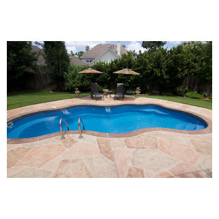 Viking-Bermuda-Maya Blue - Modern - Pool - Austin - by Aquamarine Pools ...