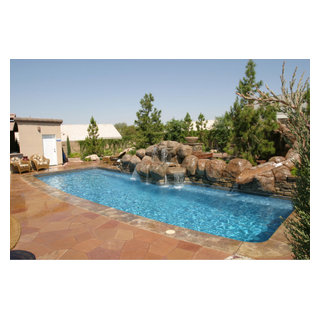 Viking Fiberglass Pools - Poseidon - Sapphire Blue - Aquatic Pools ...